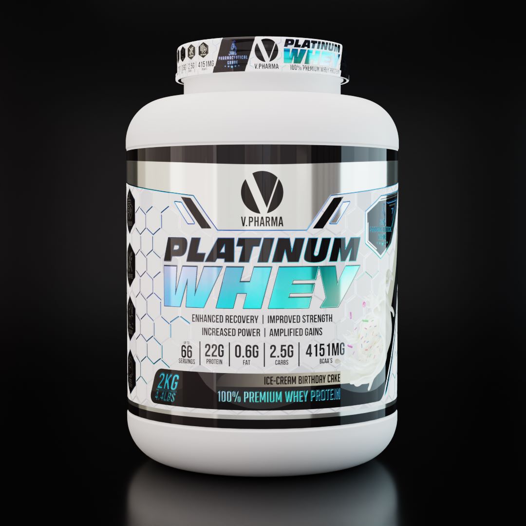 V.Pharma Platinum Whey Protein 2Kg – Limitless
